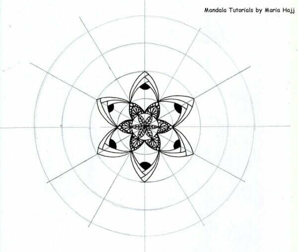 An Easy Mandala Tutorial Using a Beautiful Leaf Pattern