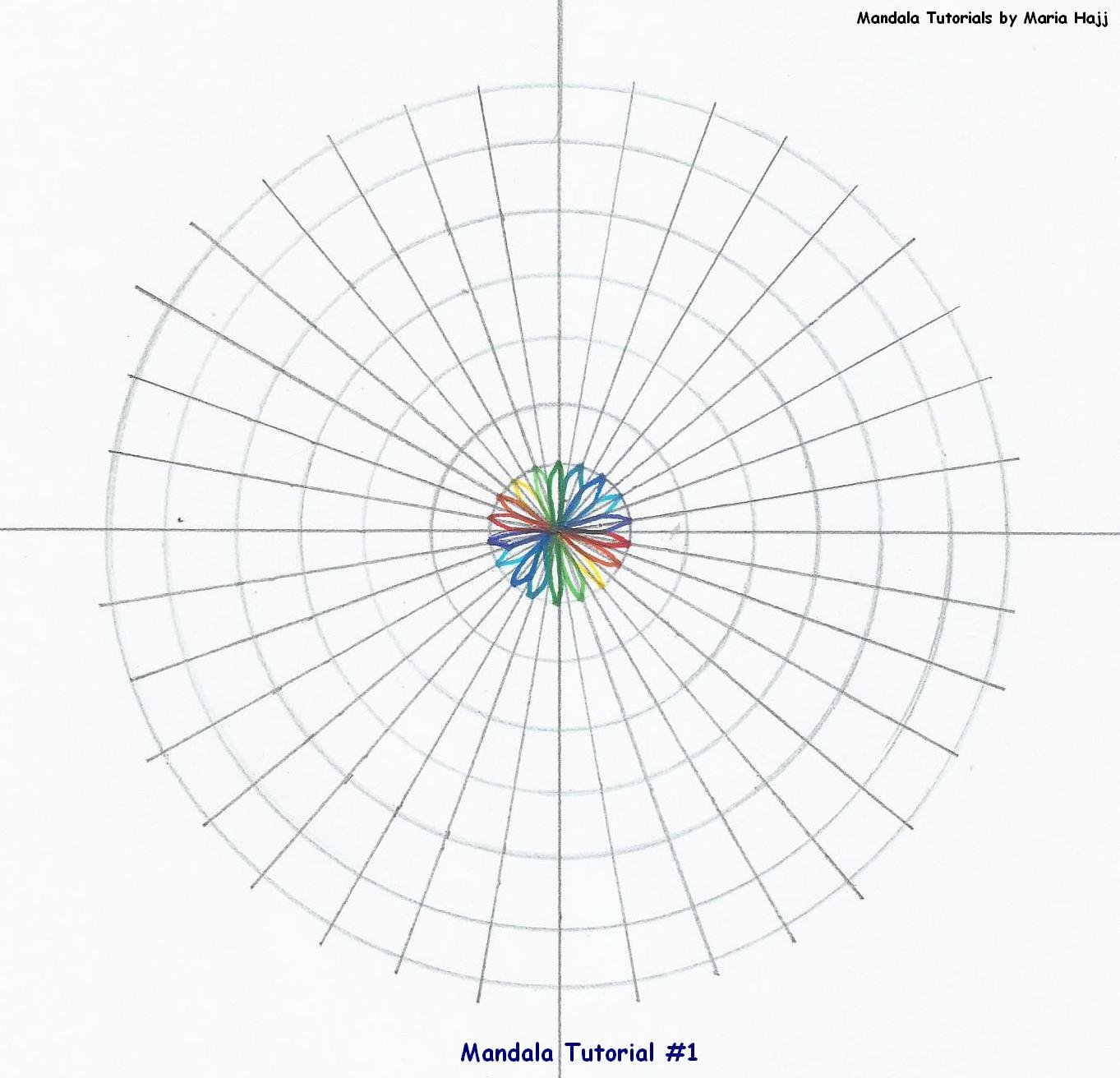 Create a Beautiful Rainbow Mandala in Few Easy Steps