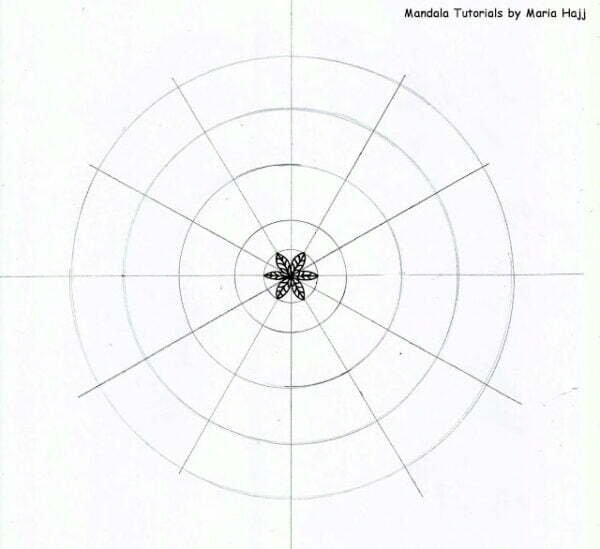 An Easy Mandala Tutorial Using a Beautiful Leaf Pattern