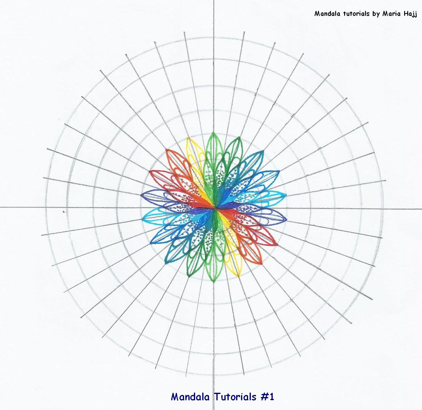 Create a Beautiful Rainbow Mandala in Few Easy Steps